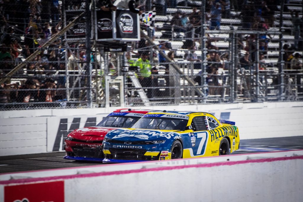 Justin Allgaier wins as teammates tangle in bid for Championship Four ...