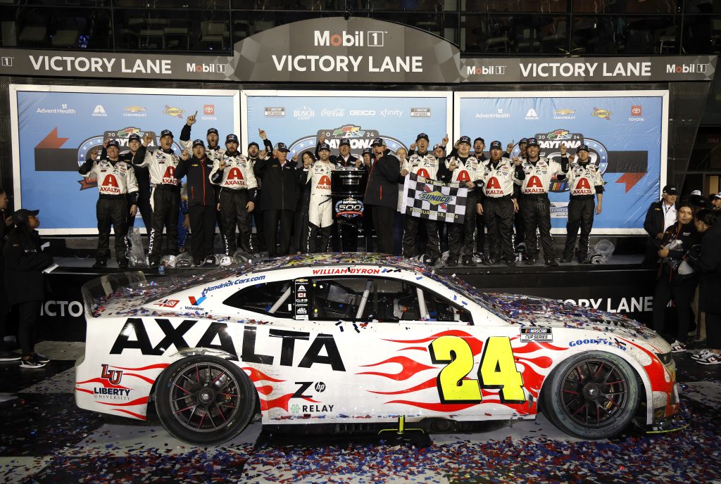 William Byron becomes 43rd different Daytona 500 winner - The Racing ...