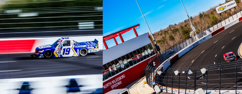 NASCAR drivers christen fast, new North Wilkesboro surface - The Racing ...