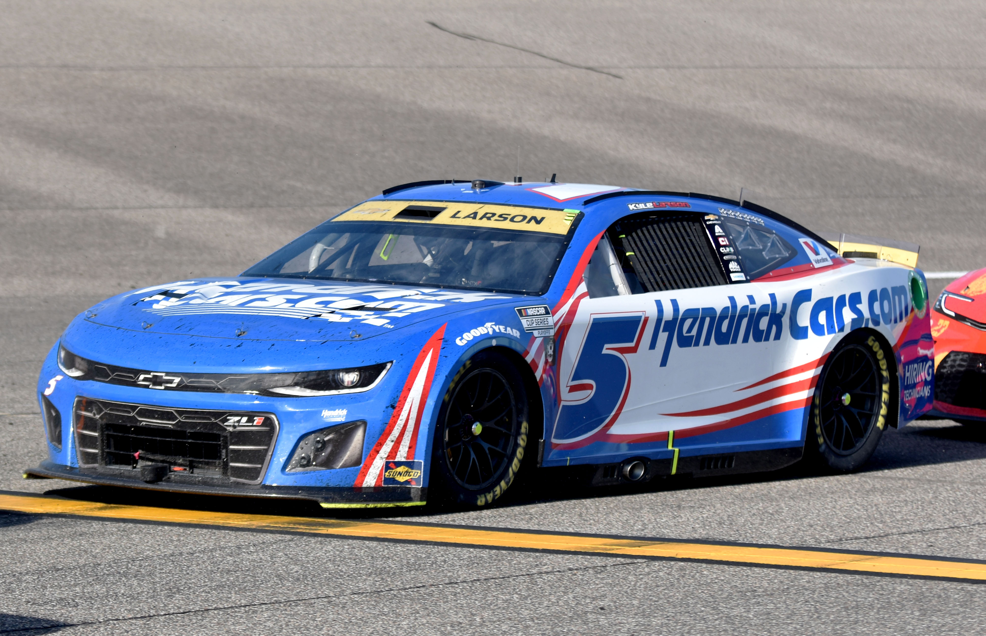 Kyle Larson below Cup playoff cutline after hectic day at Homestead ...