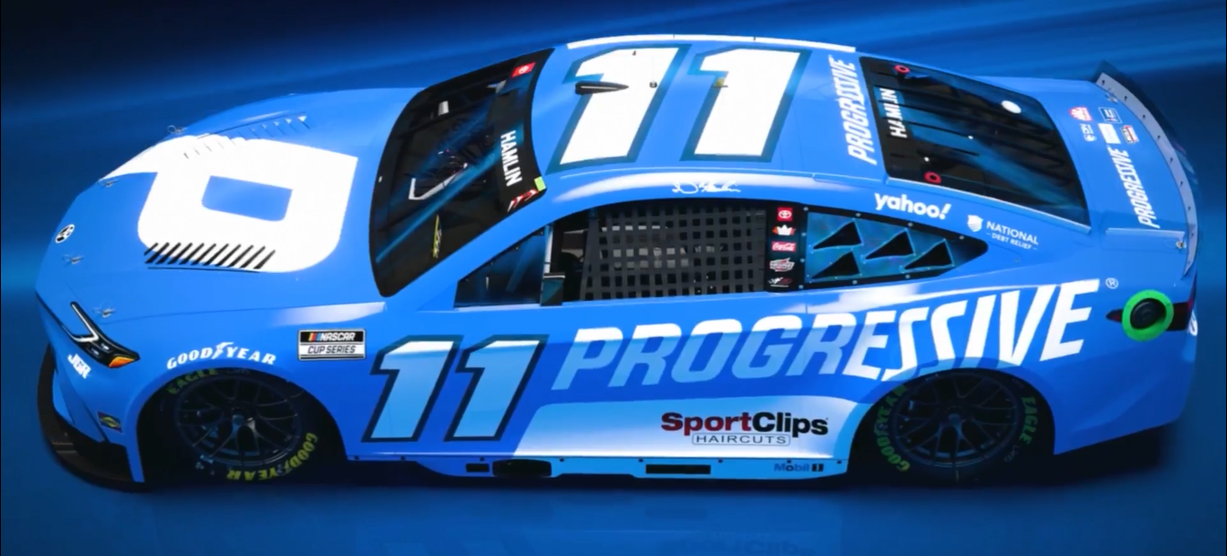 Joe Gibbs Racing signs Progressive Insurance to sponsor Denny Hamlin ...
