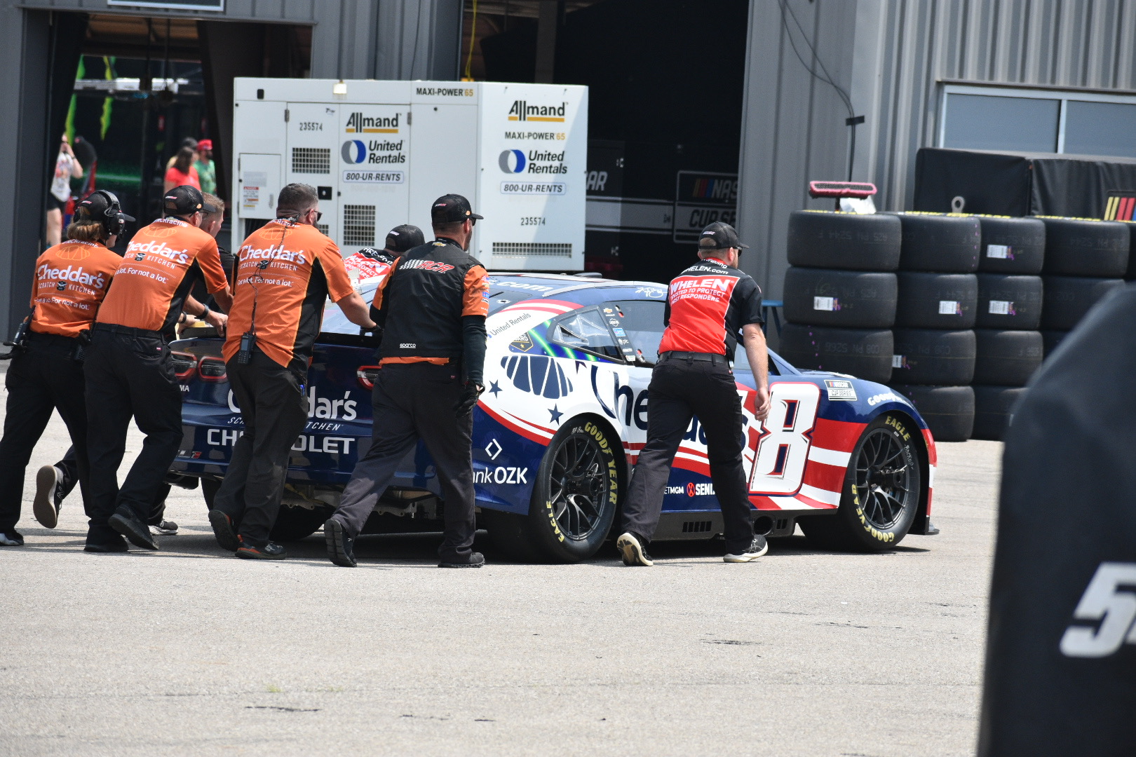 Kyle Busch to a backup car after NASCAR Cup practice crash at Iowa ...