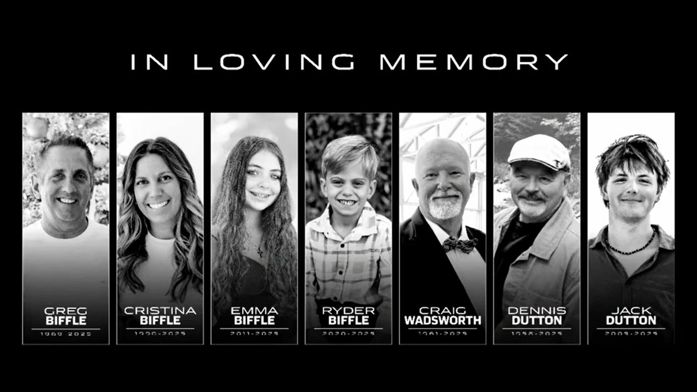 Memorial held for 7 killed in Greg Biffle plane crash - The Racing Experts